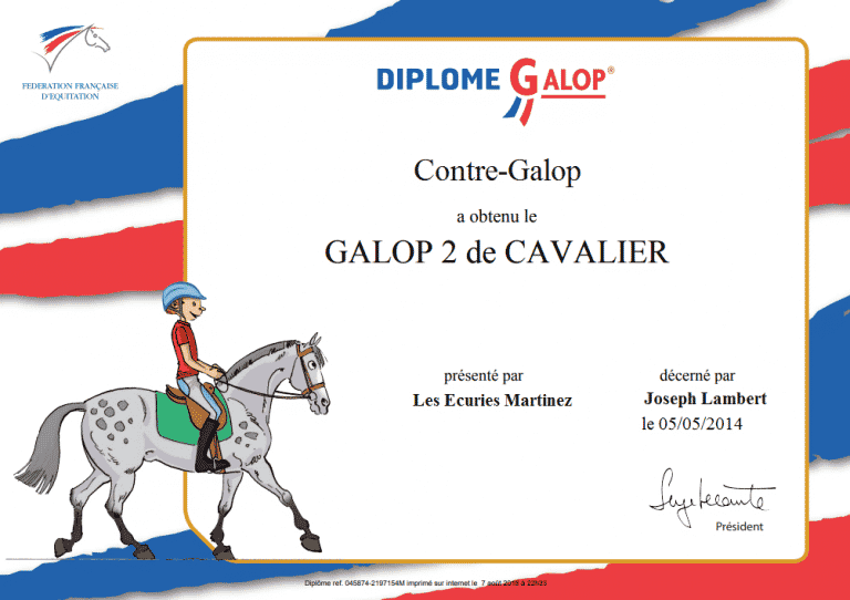 Le Galop 2 : Le guide complet - Contre Galop